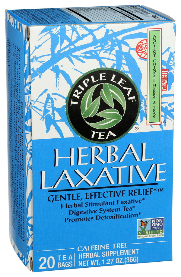 Triple Leaf Tea Chinese Medicinal Tea-Herbal-Laxative 20 Bag - VitaminLife