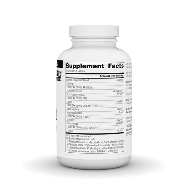 Source Naturals, Inc. Daily Essential Enzymes 500mg 240 Capsule ...
