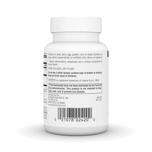 Source Naturals, Inc. Turmeric with Meriva 500mg 60 Tablet - VitaminLife