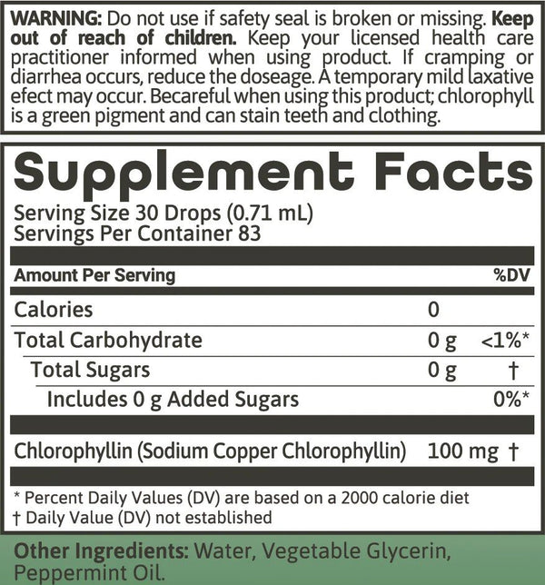 Dynamic Health Chlorophyll Ultra 20X 2 fl oz. Liquid - VitaminLife