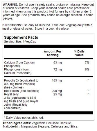 Solaray Propolis Plus 90 VegCaps - VitaminLife