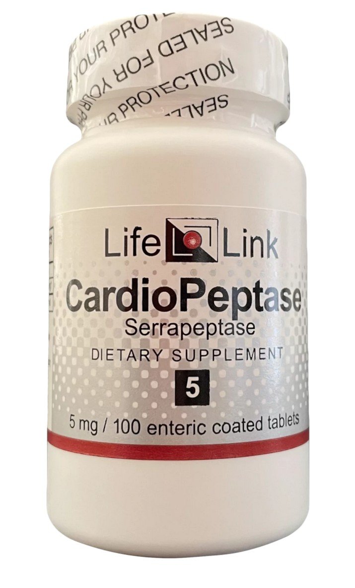 LifeLink CardioPeptase 5mg 100 Tablet - VitaminLife