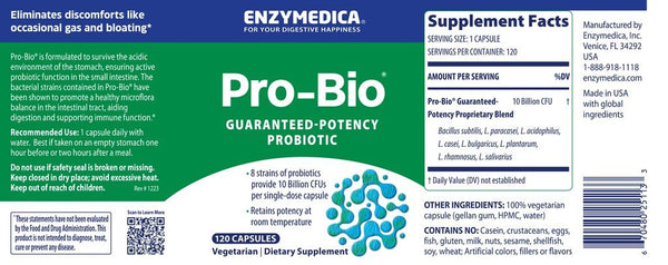 Enzymedica Pro Bio 120 Capsule - VitaminLife
