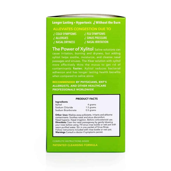 Xlear Sinus Rinse Packets 50 Packets Box - VitaminLife