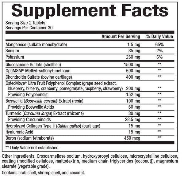Natural Factors OsteoMove Joint Care 240 Tablet - VitaminLife