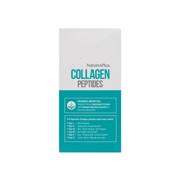Nature's Plus Collagen Peptides 20 Stick Packs Box - VitaminLife