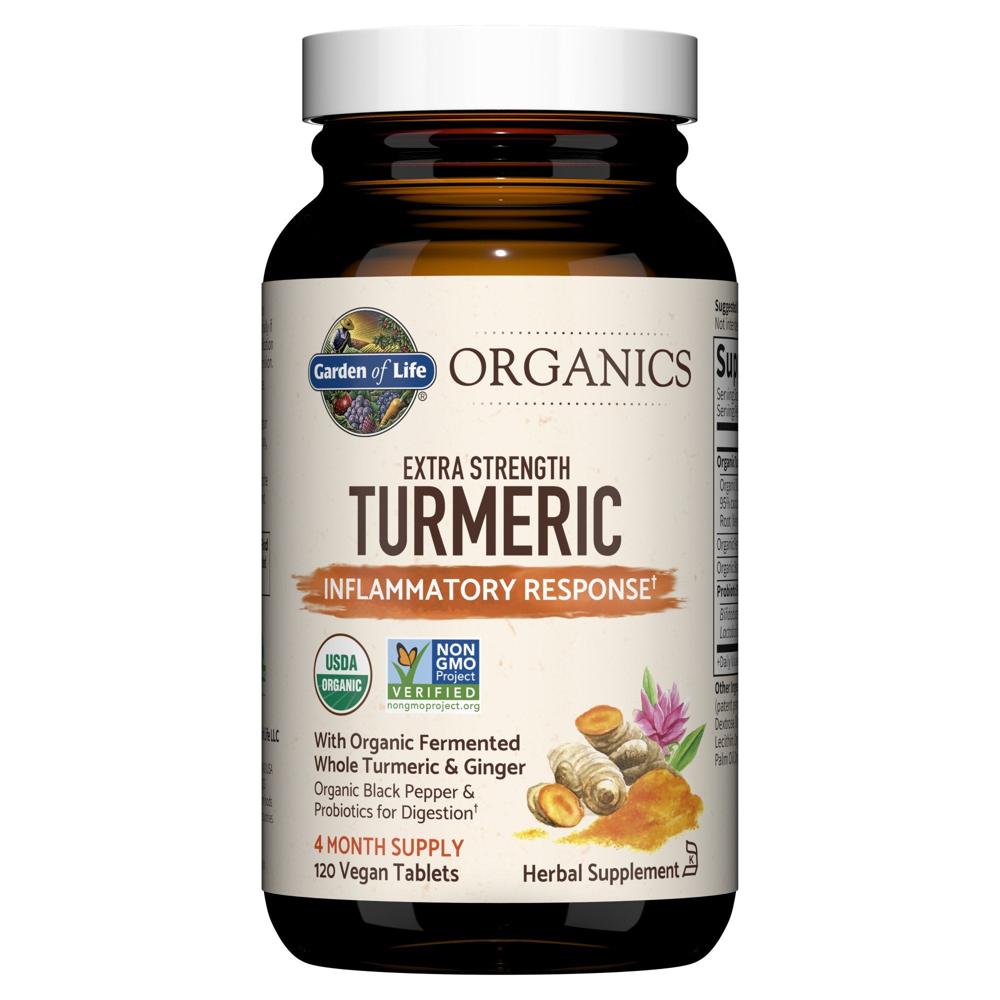 Garden of Life Garden of Life Organics Extra Strength Turmeric Inflamm ...