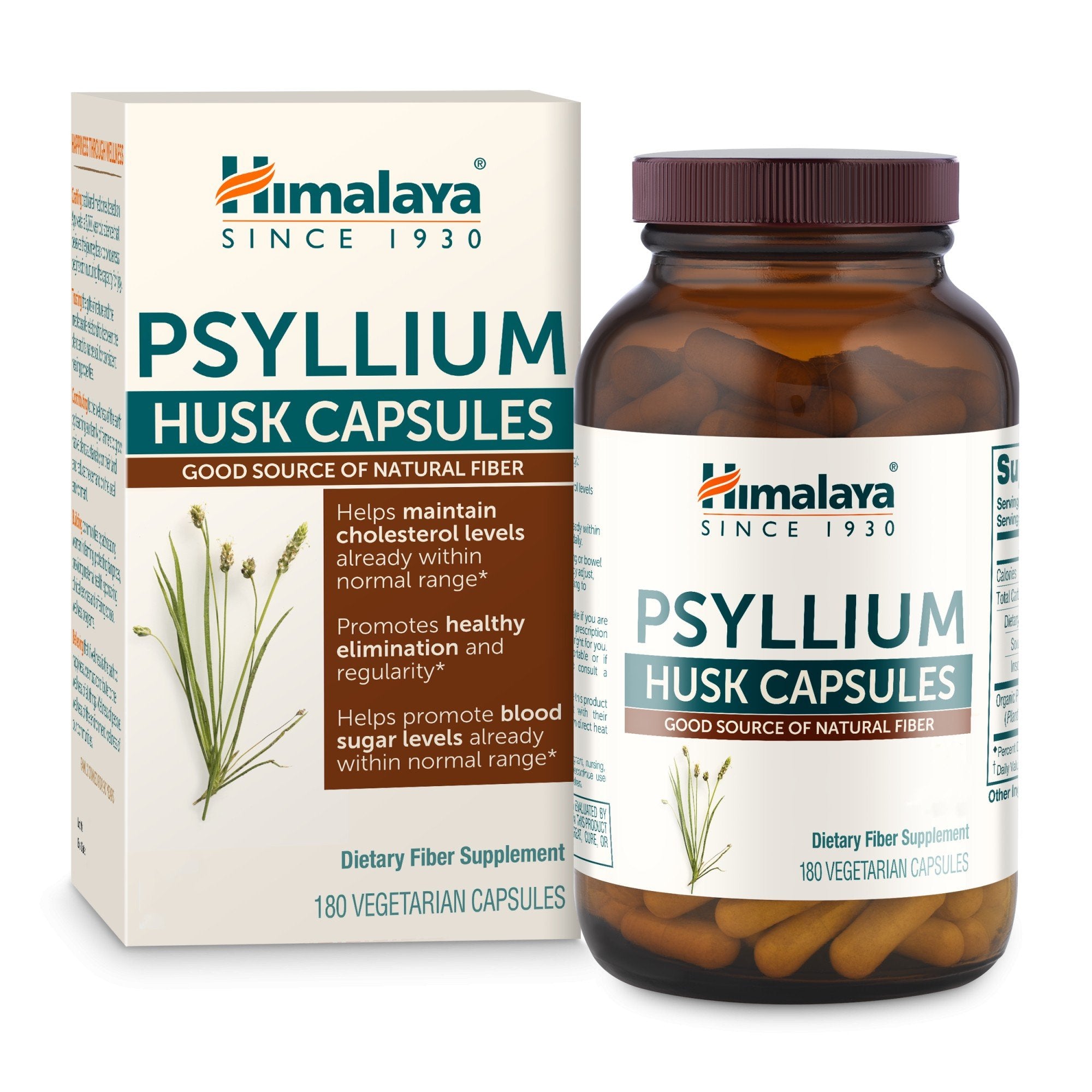 Himalaya Herbals Psyllium Husk 180 Capsule - VitaminLife