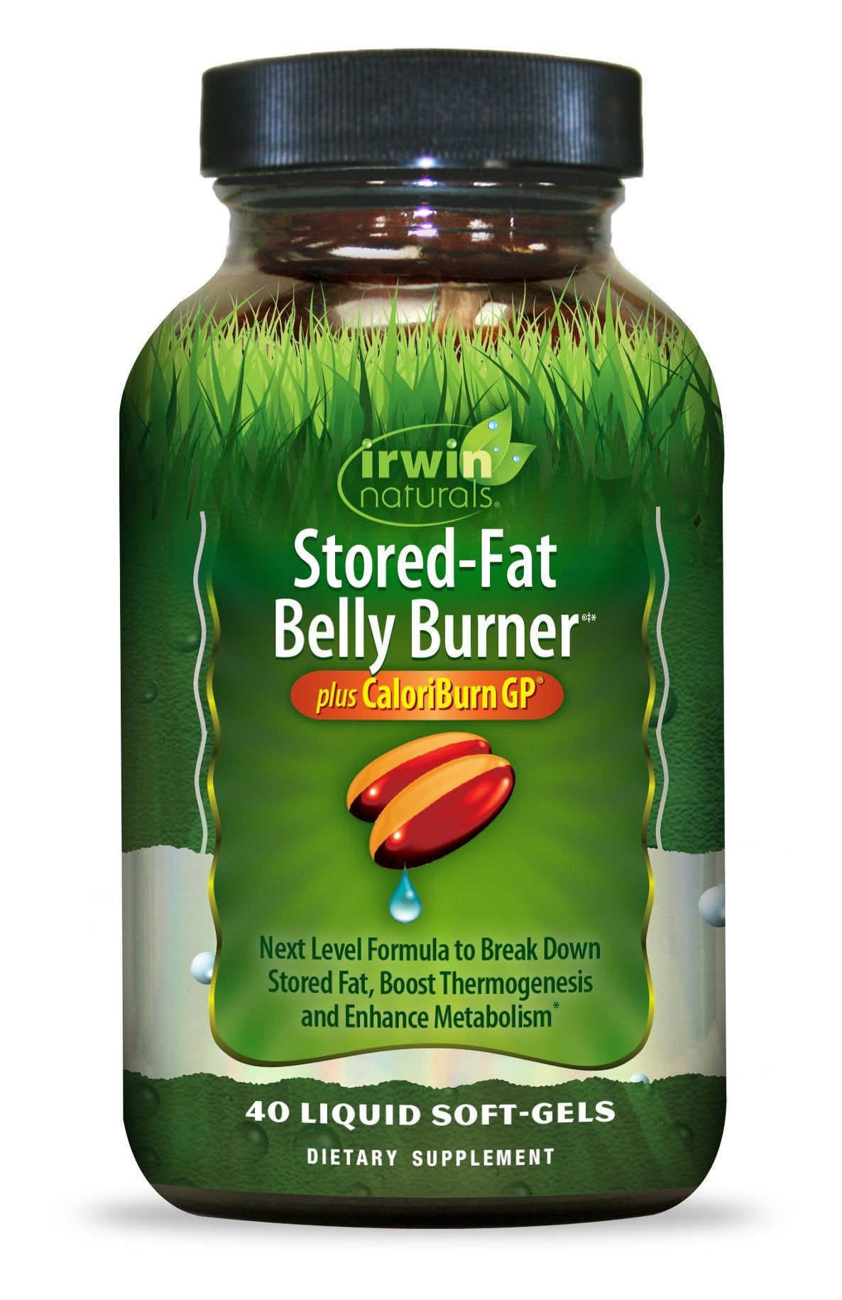 Irwin Naturals Stored-Fat Belly Burner plus Calorie Burn GP 40 Softgel ...