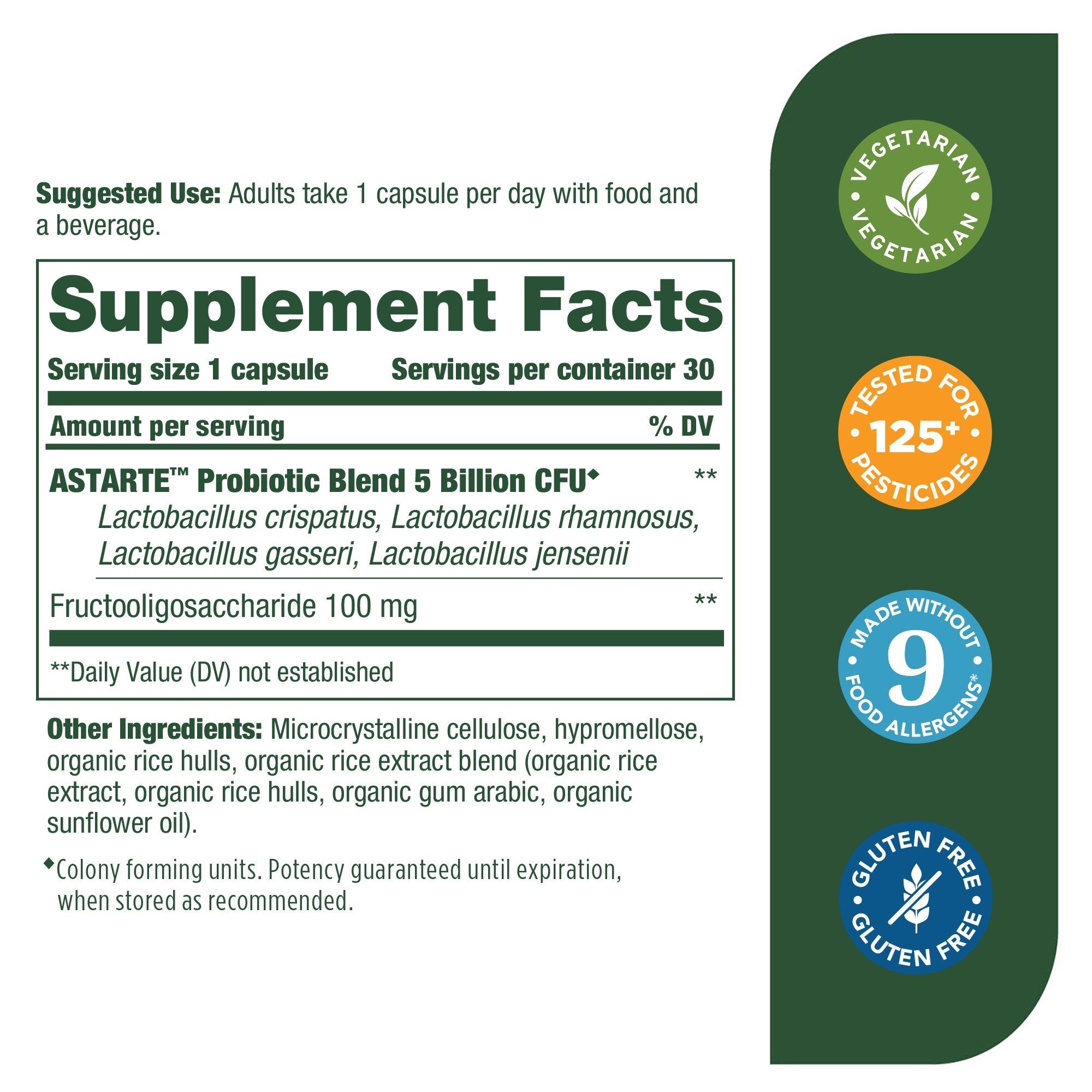 MegaFood Women's Probiotic + Prebiotic (Shelf Stable) 30 Capsule ...